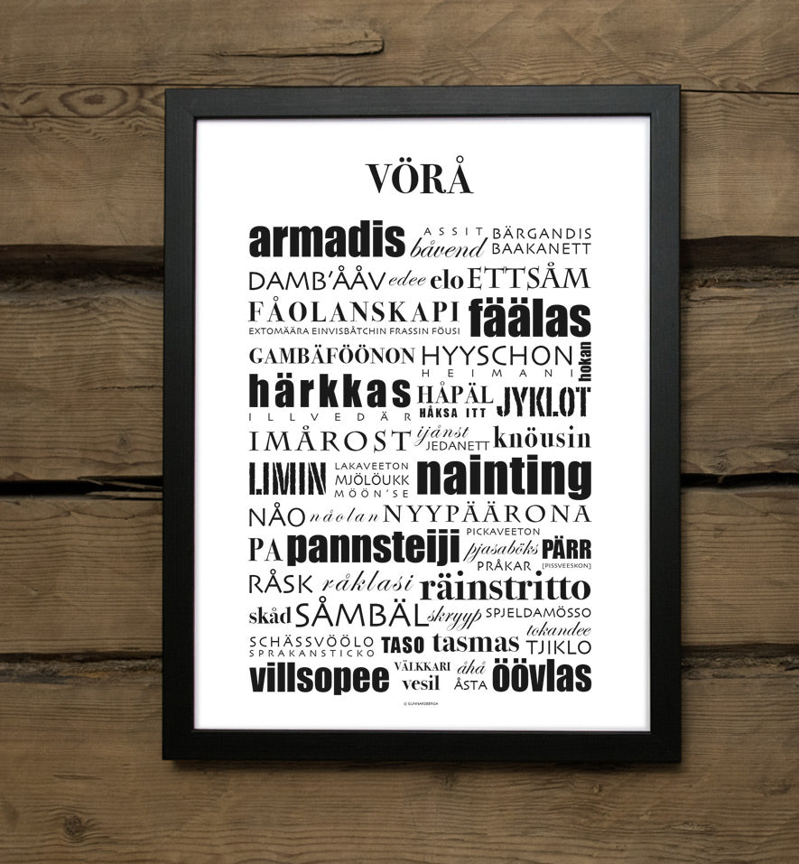 Posters samlade enligt dialekt - mellersta Österbotten – Gunnarsberga